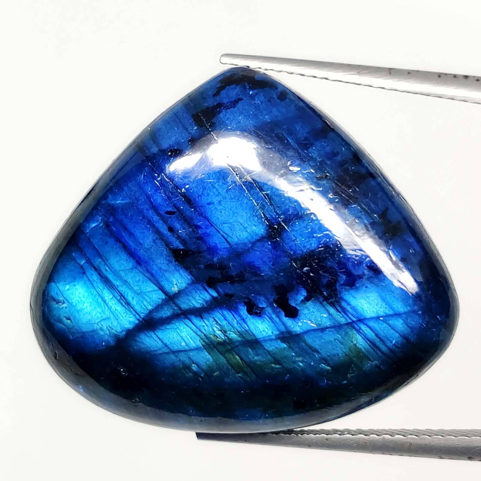 44.95 Ct "stunning" Deep Blue Fire Labradorite Auction