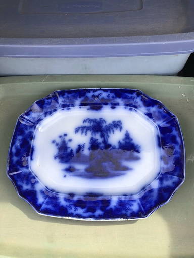Scinde Flow Blue Platter