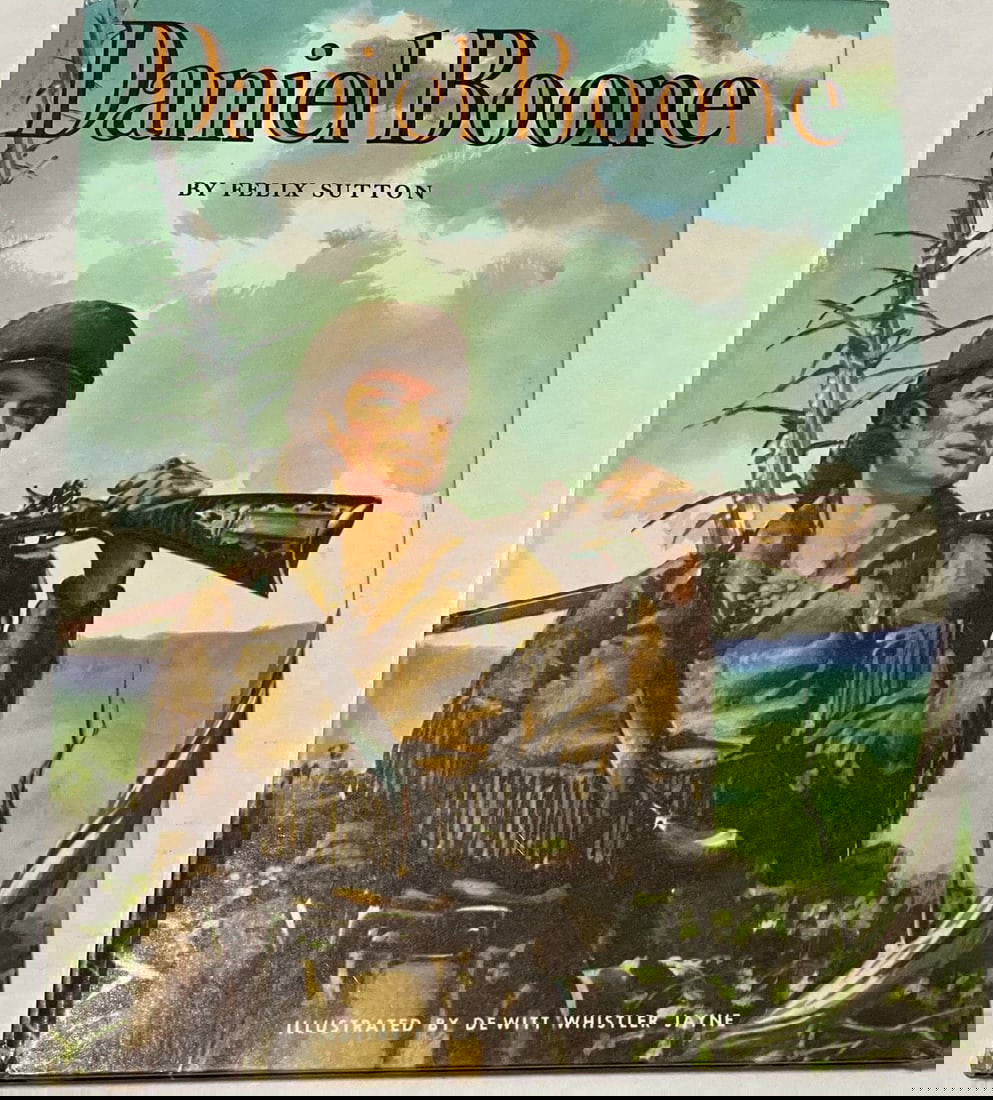 Daniel Boone Book By Felix Sutton First Ed/print 1956 Illustrated Very ...