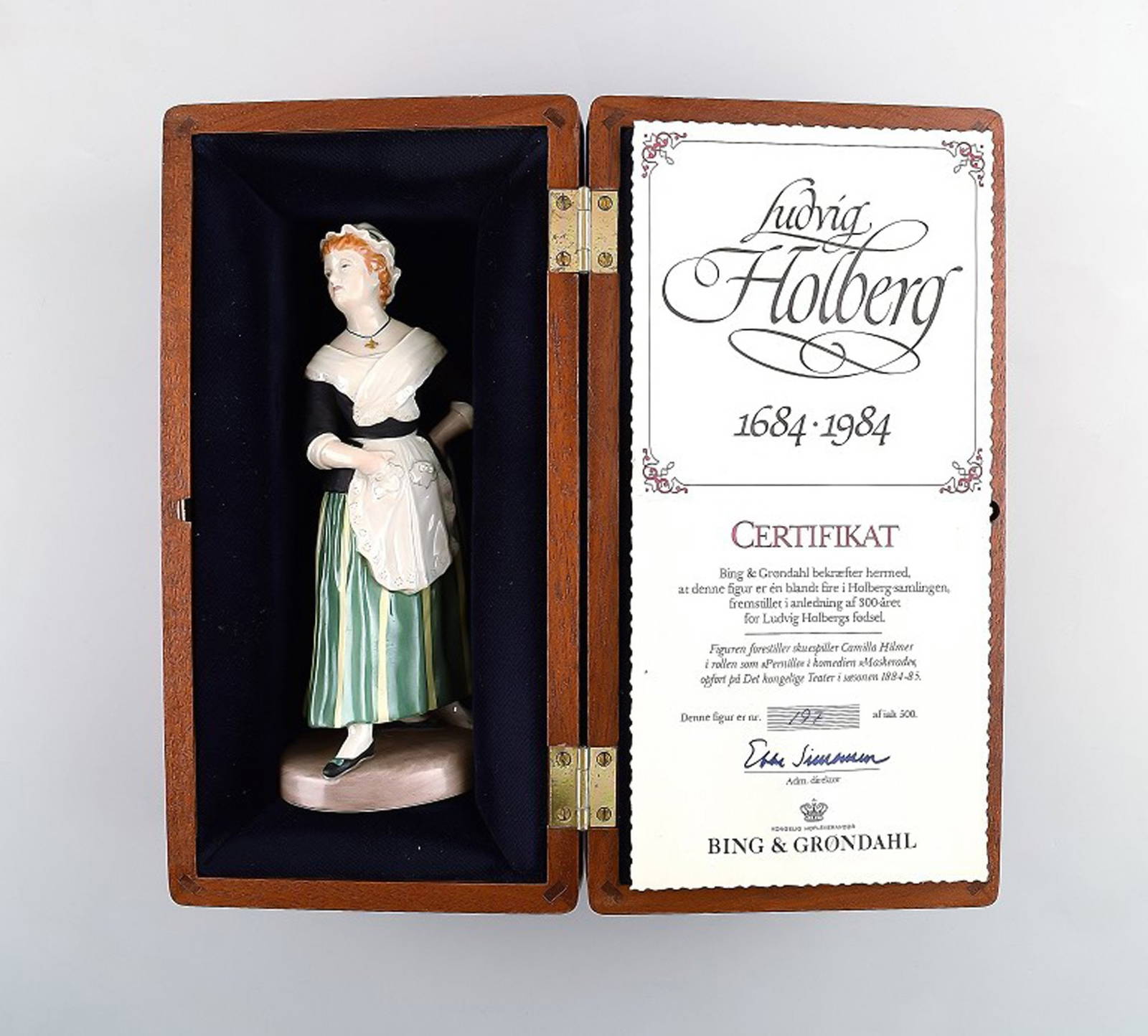 Bing And Grondahl Porcelain Figure. B&g. "pernille" In The Comedy ...