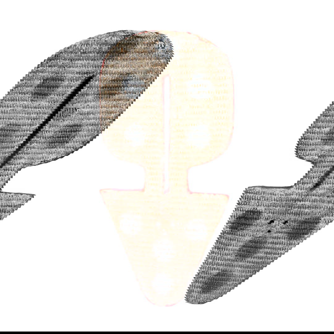 Bedu Mask Adorned With Raffia Auction