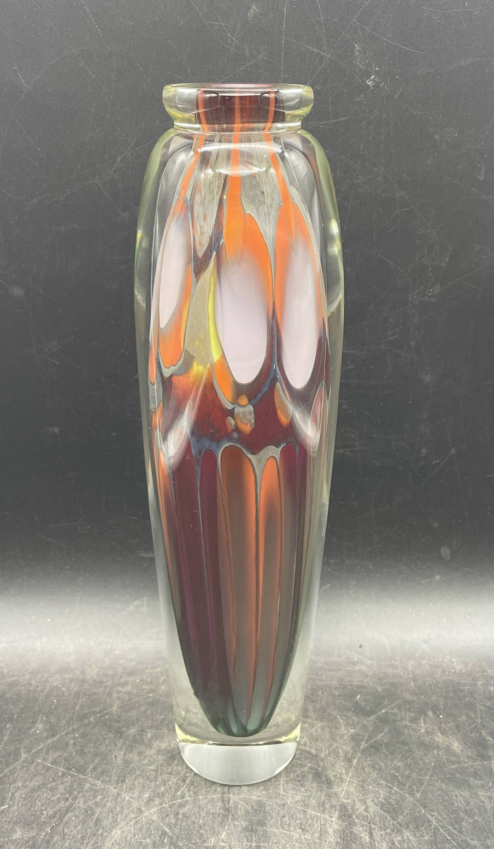 Stangl Terra Rose Blue Tulip 6" Vase 1878 Auction