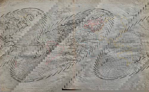 Ches. I.b. Elwe Map Of The World Auction