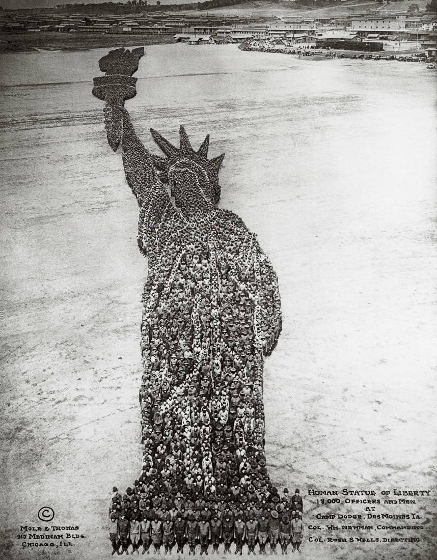 Arthur Mole - Human Statue Of Liberty, 1917 Auction