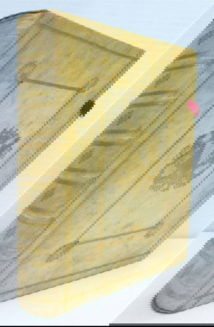 1780 Propertius Poetry Elegiarum Utrecht Armorial Vellum Binding ...