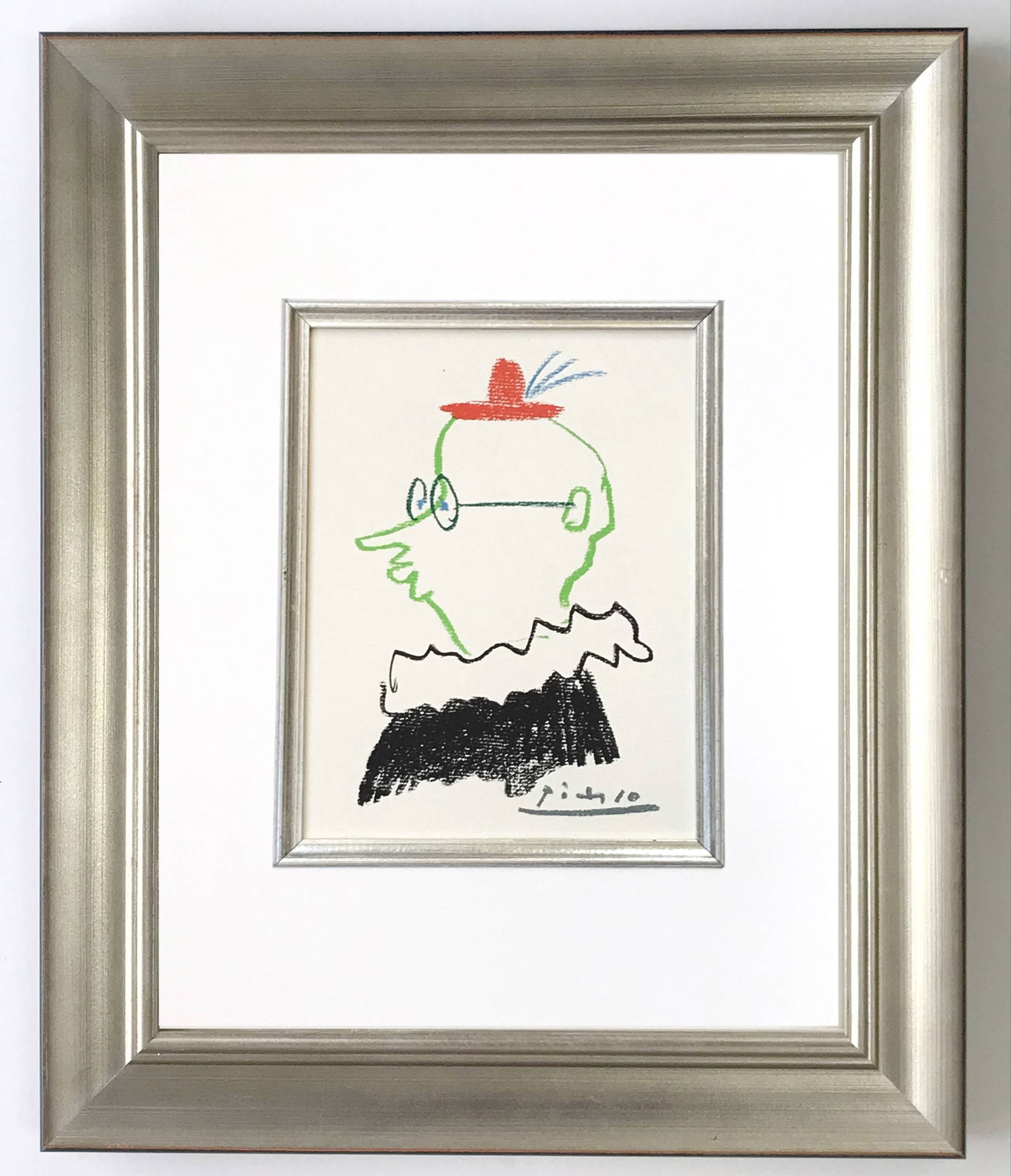 Picasso Framed Lithograph The Friend Auction