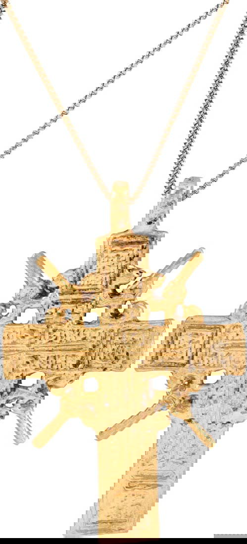 Fine Large Eastern European Cross, 17th Century Auction