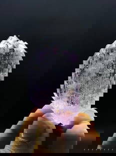 Green Hiddenite Kunzite Crystal, Kunzite Specimen, Kunzite Mineral ...