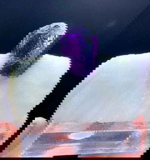 Exquisite Purple Scapolite Gemmy Crystal Specimen On Matrix,