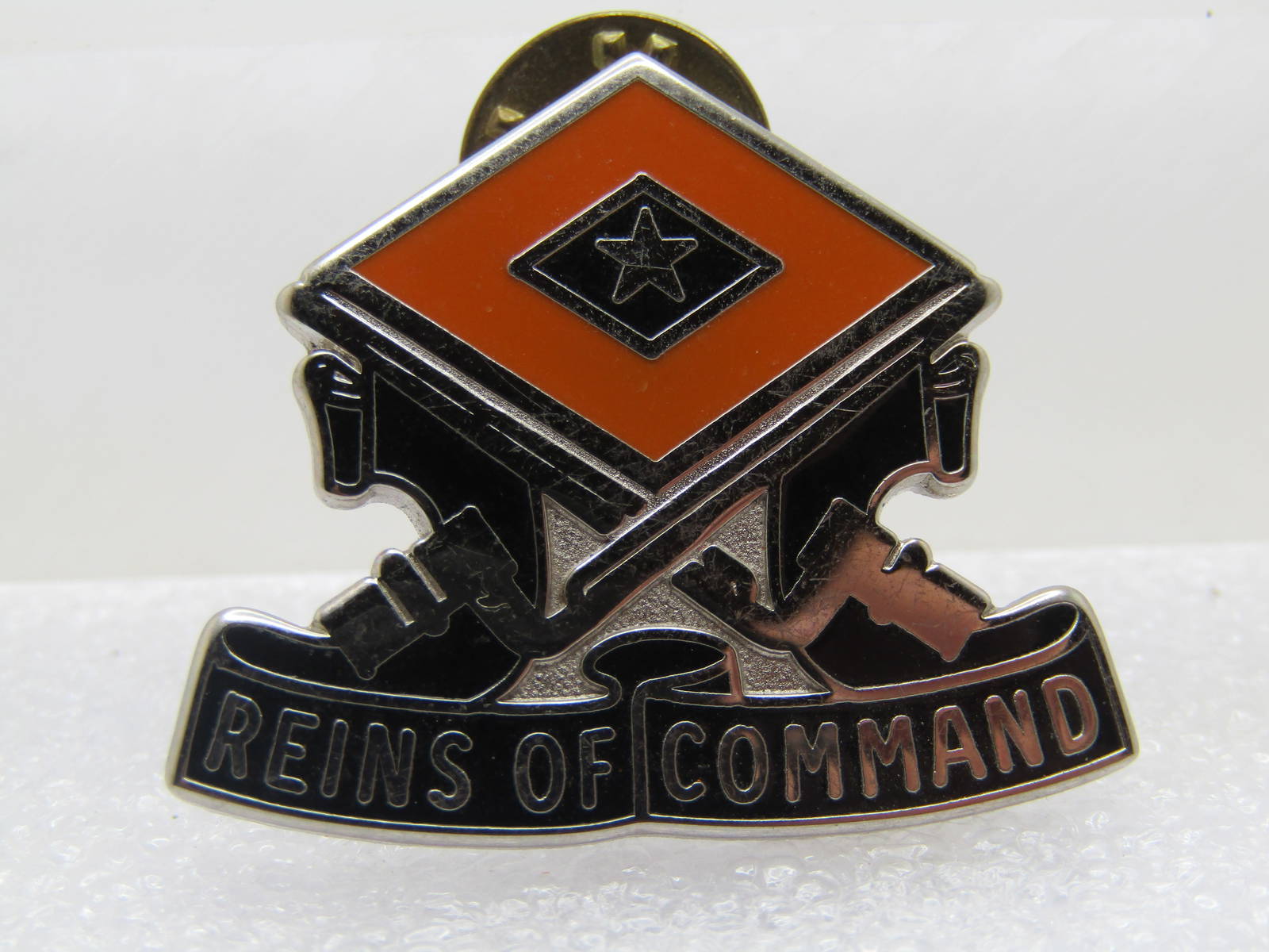 Enameled Reins Of Command Military Pin, 30th Armored Brigade Special ...