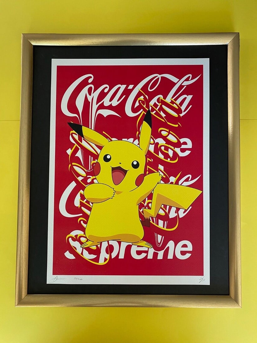Buy Death Nyc Hand Signed Large Print Framed 16x20in Pokemon Pikachu ...