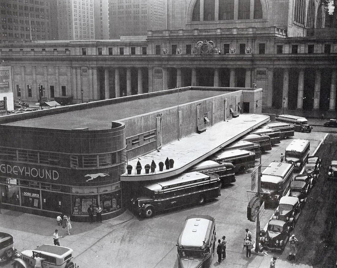 Berenice Abbott - Greyhound Bus Terminal, Nyc, W. 34th St., C. 1936 Auction