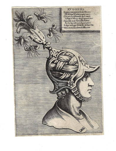 1550 Engraving Ruggiero Orlando Furioso