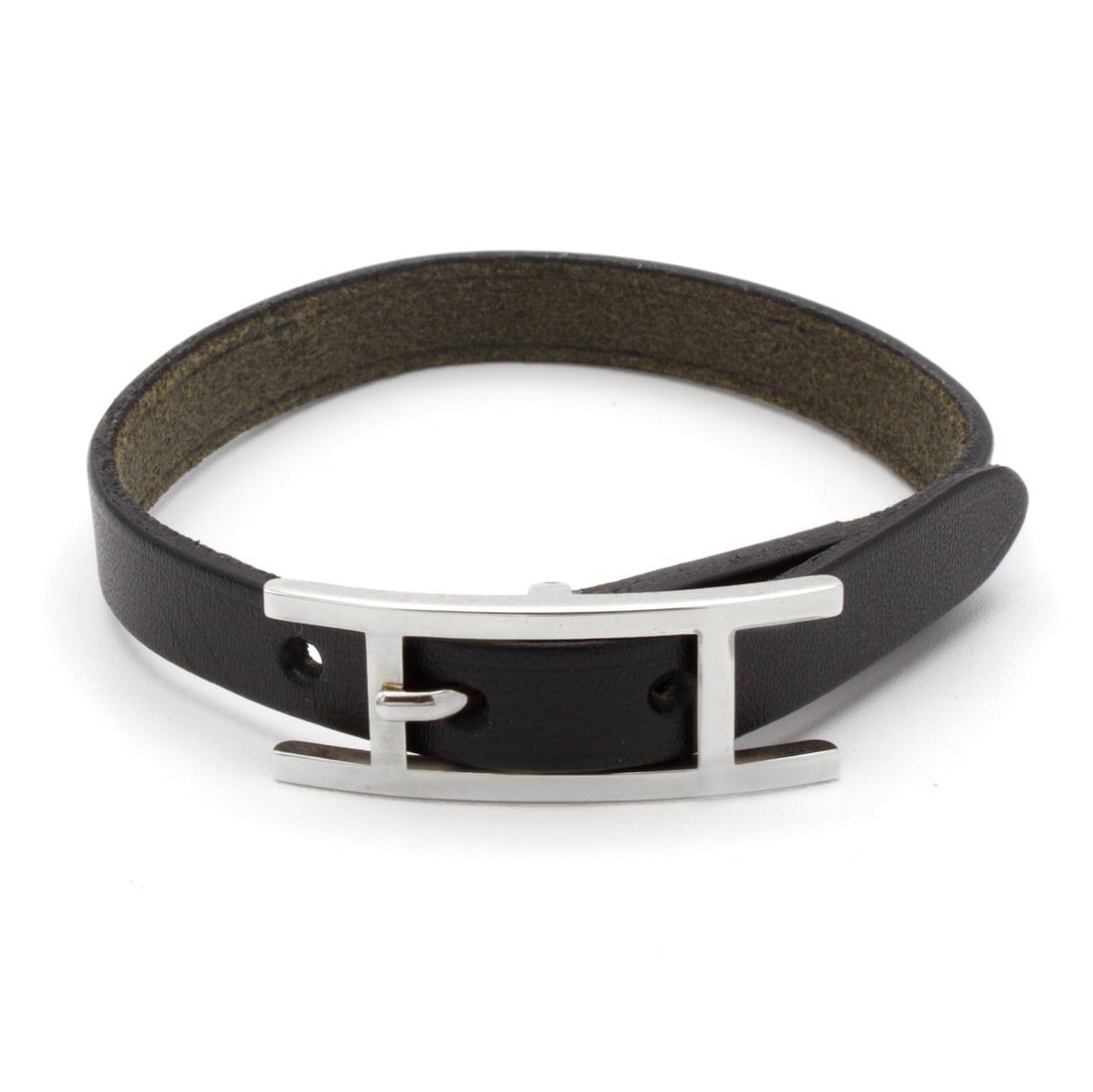 Hermès Hapi 1 Black Bracelet Auction