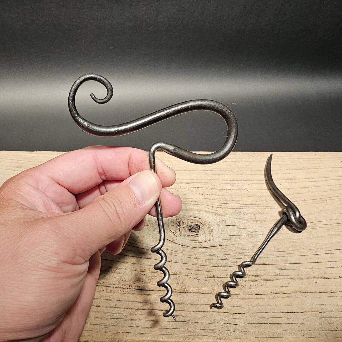 Buy (2) Forged Iron Blacksmith Corkscrews | Jasper52 In Ny