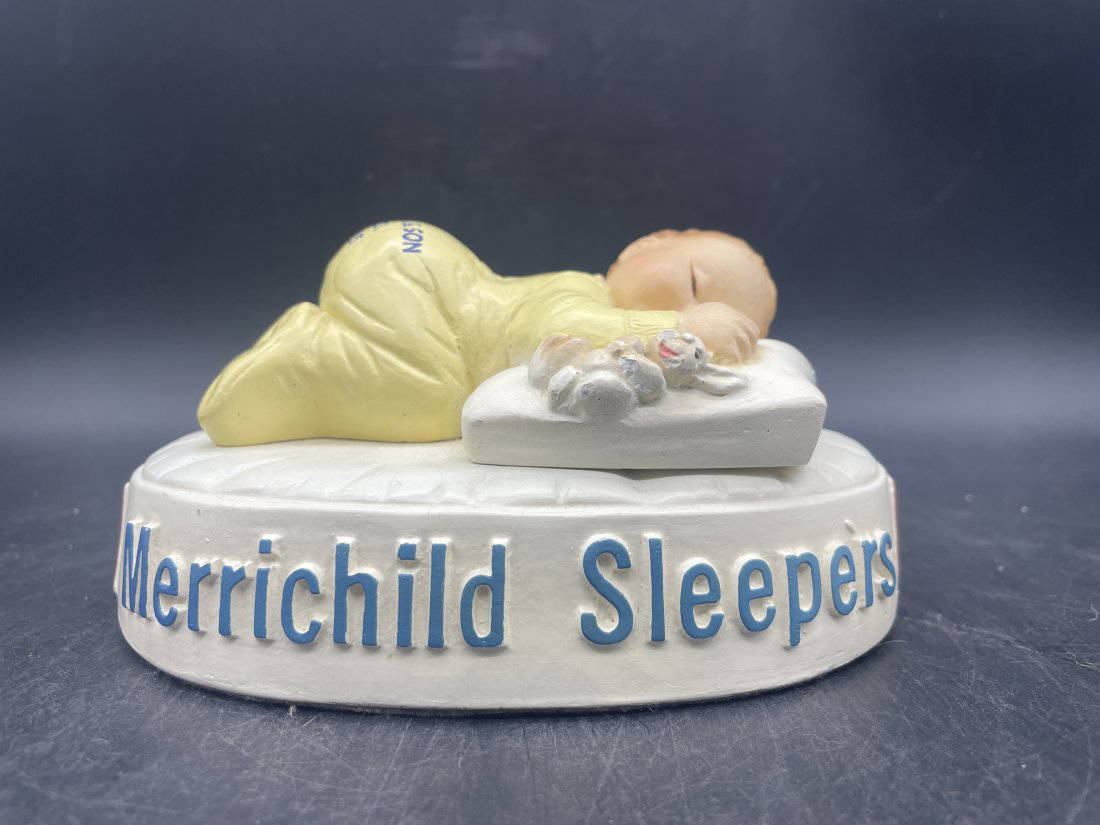 Rare Hanes Merrichild Sleepers Paperweight Advertisement Display ...