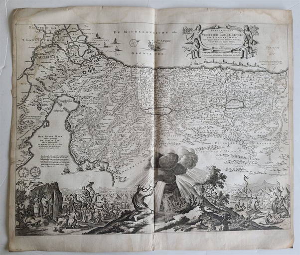 1700s Map Of Holy Land Israel Palestine Antique