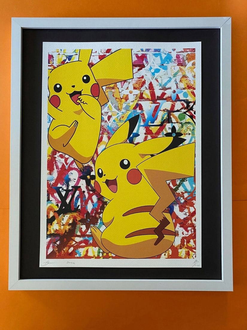 Death Nyc Lg Framed 16x20in Pop Art Original Certified Pokemon