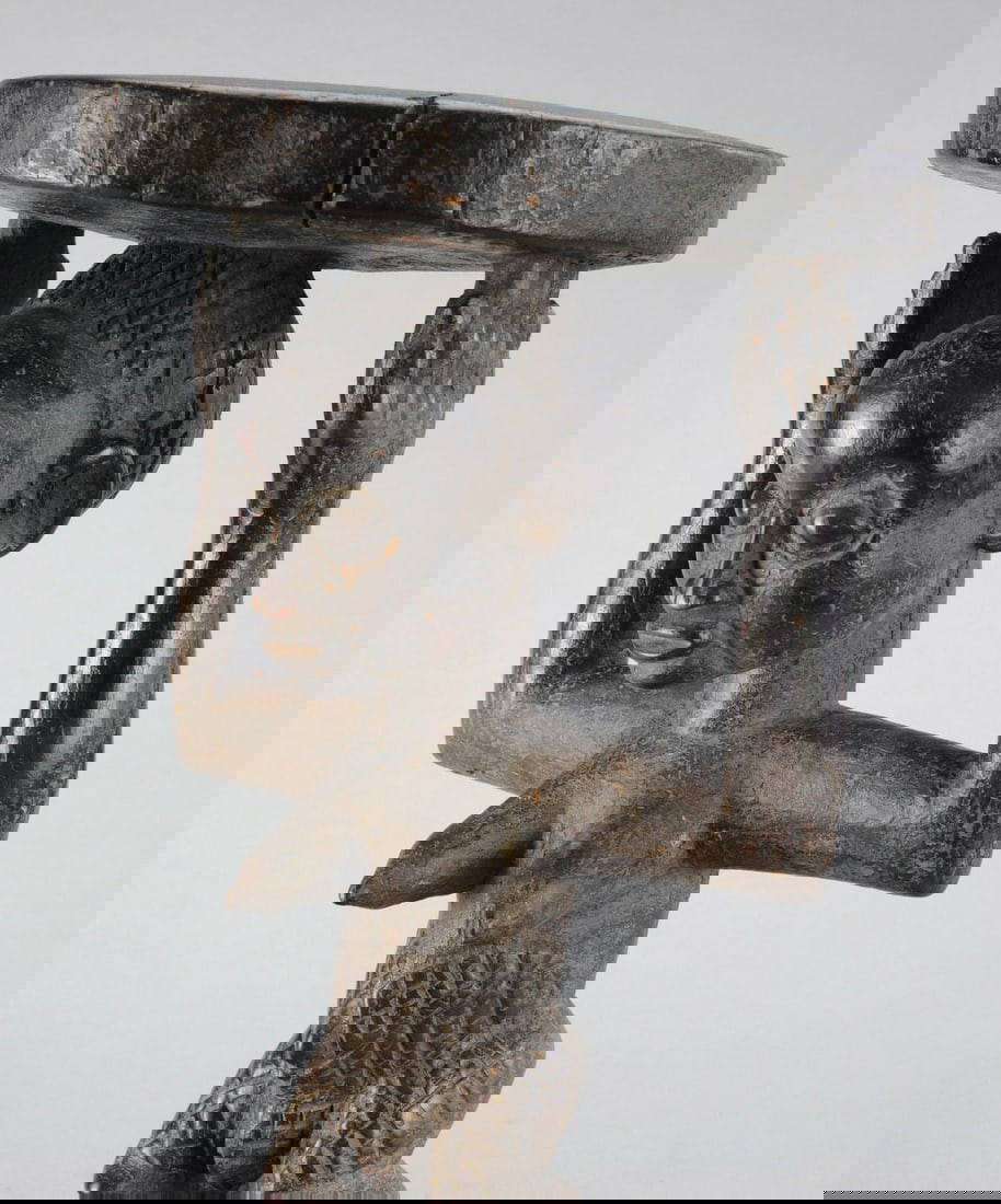 Buy Luba Kanyok Cariatid Stool Seat Figure Statue Tabouret African ...