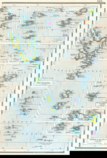 Tarawa Lagoon. Gilbert Islands. Kiribati. Admiralty Nautical Sea Chart ...