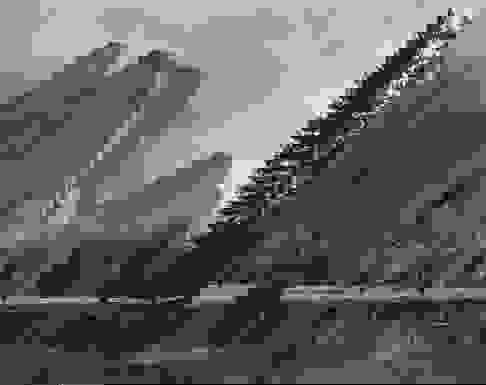 Ansel Adams - Cathedral Rocks, Yosemite Valley, 1949 Auction