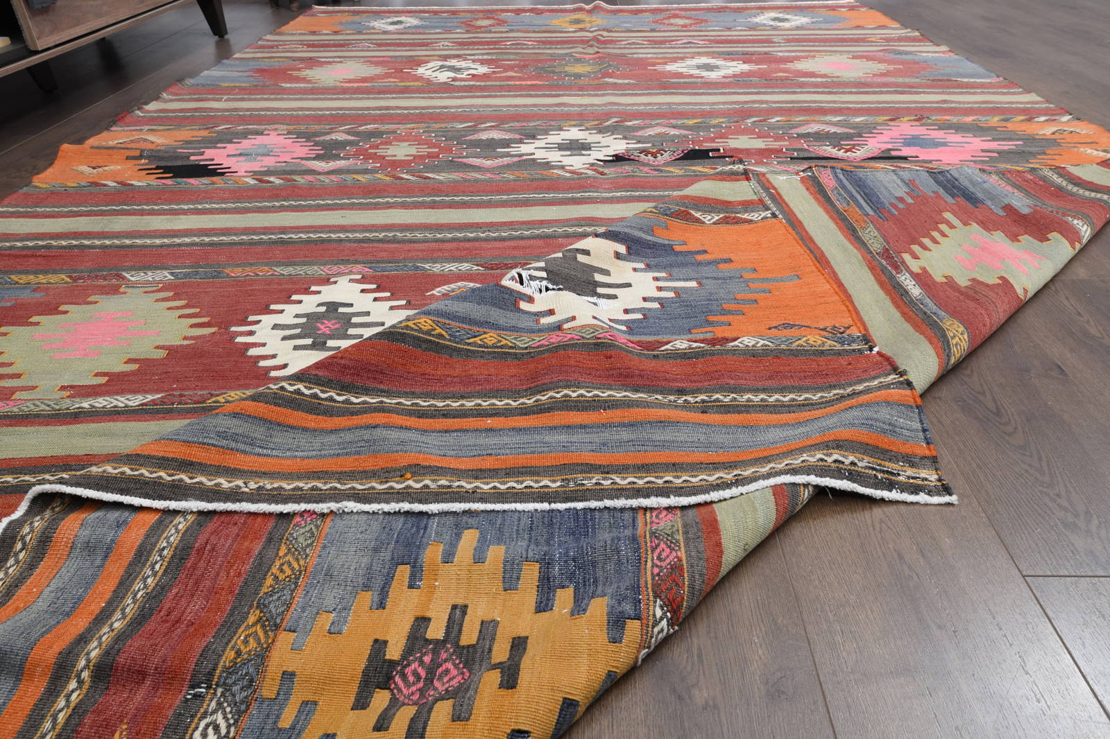 6'8x11'3 Ft, Living Room, Kilim Area, Minimalist Turkish, Ecor, Area ...