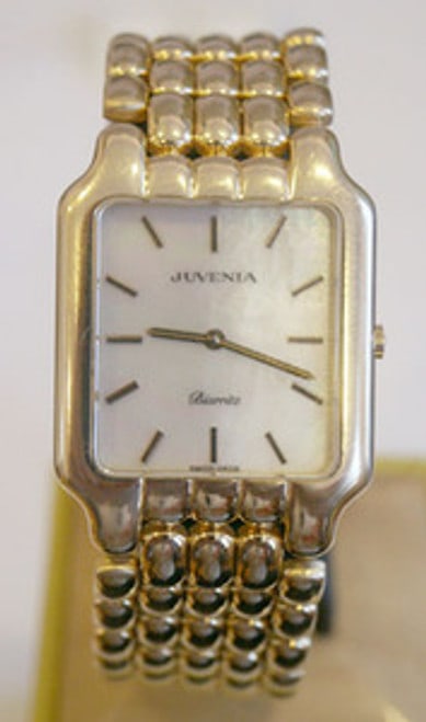 Buy New Solid 18k Yellow Gold Juvenia Men's Watch Ref 11521mop ...