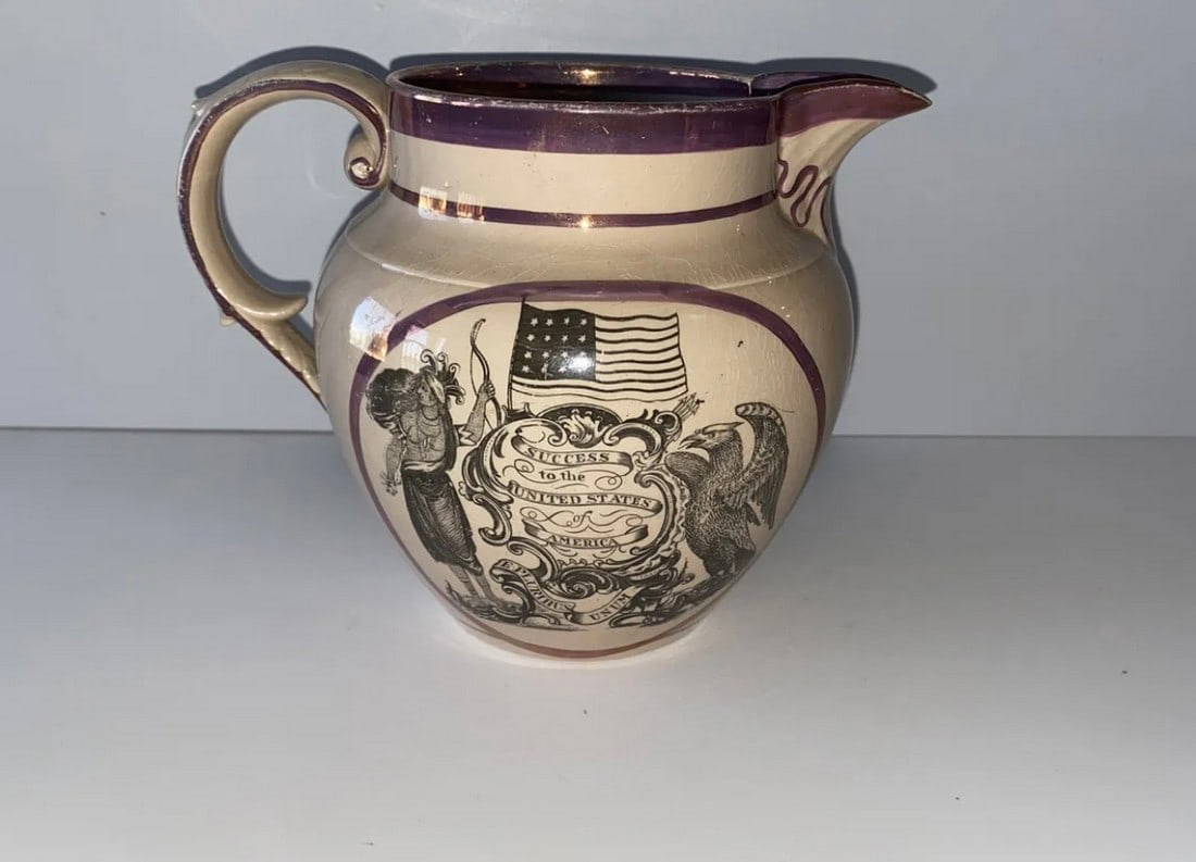 Historical Staffordshire Peace Plenty Success To The United States ...