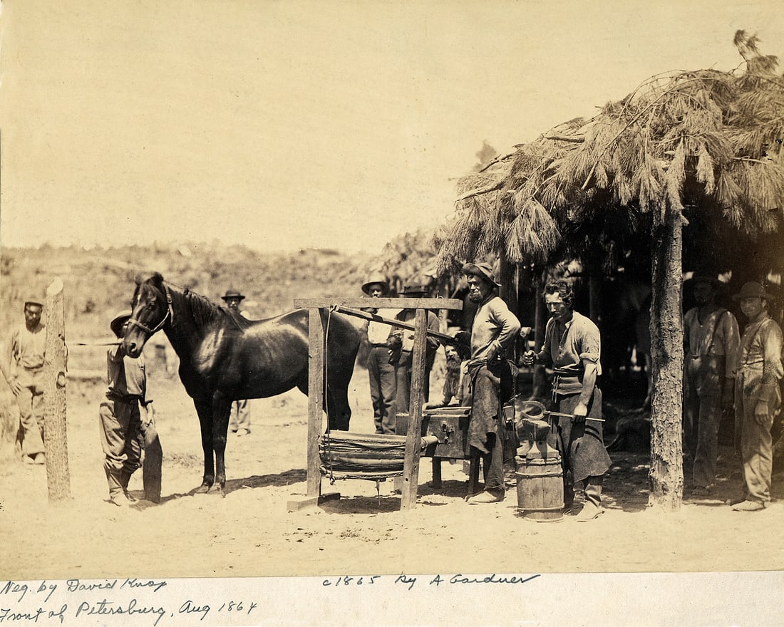 Buy August 1864, Blacksmith_army Forge, By Alexander Gardner | Jasper52 ...