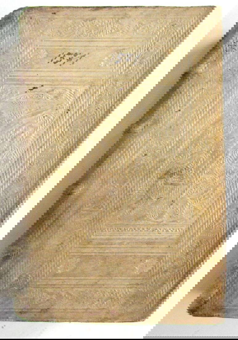 1571 Famous People Biographies By Paolo Giovio Antique Pigskin Binding ...