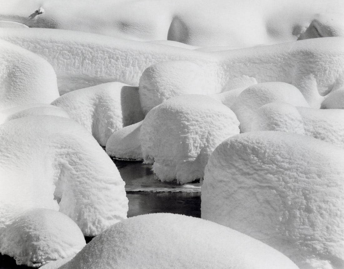 Buy Ansel Adams - Snow Hummocks, Yosemite, 1949 | Jasper52 In Ny