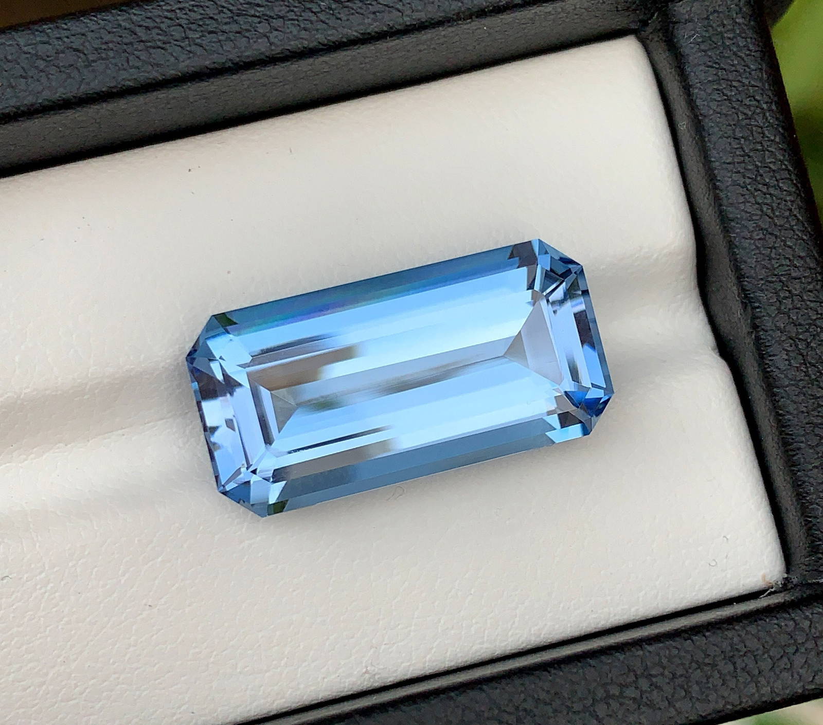 Genuine Santa Maria Color Aquamarine Beryl Gemstone , Emerald Cut ...