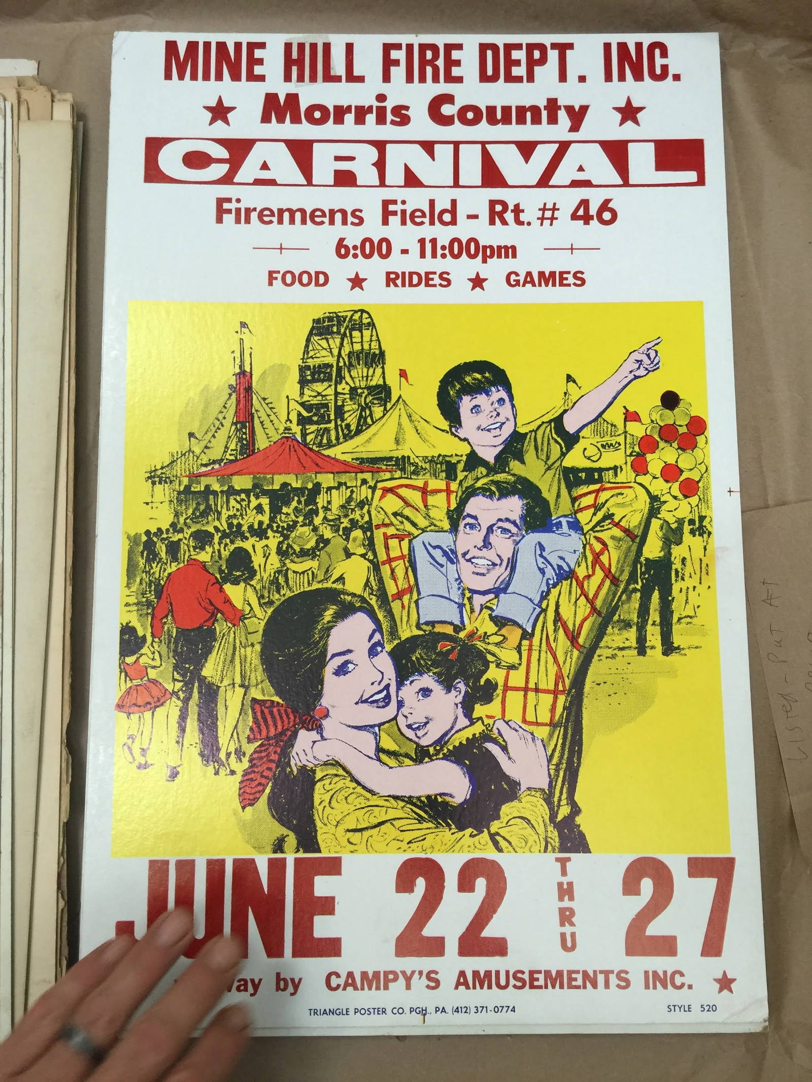 Vintage Fair Posters (x3) (1950's) Us Advertising Circus Posters Auction