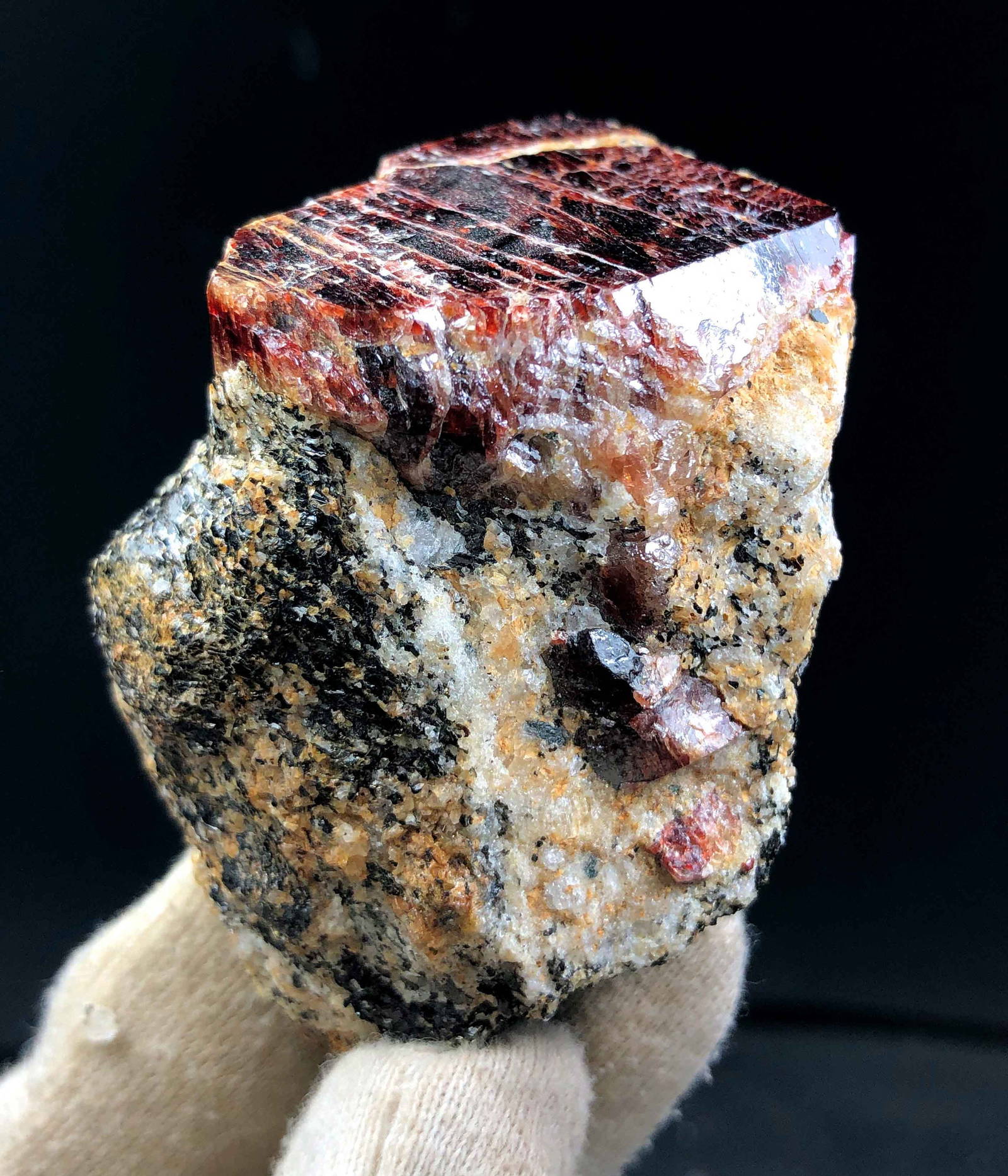 Zircon Crystal , Terminated Blood Red Color Rare Zircon Crystals On ...