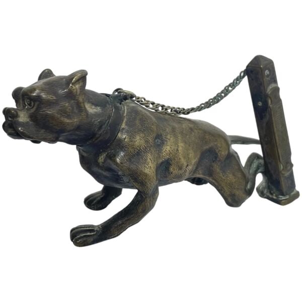 Rare 19th Century French Bronze Vesta Case Match Striker Form Of A ...