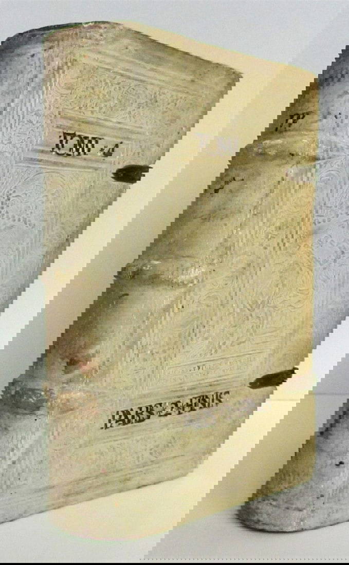 1561 St.augustine Antique Hand Tooled Pigskin Binding W/ Clasps 16th ...