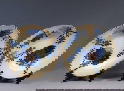 Florida Royal Semi Porcelain Flow Blue Auction