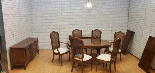 Alexander Roux Carved Walnut Buffet Sideboard