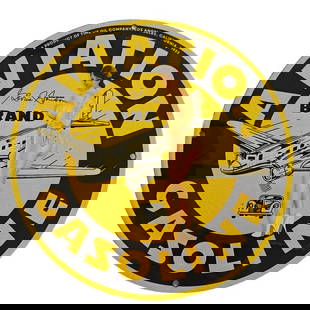 Automobilia Petroliana Pin Up Porcelain Signs 2024-01-10 Auction - 122 ...