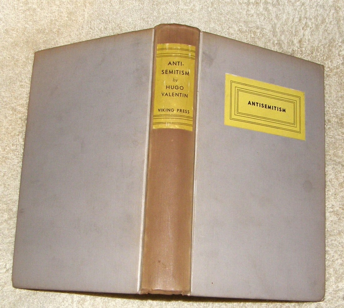 Antisemitism By Hugo Valentin 1936 Auction