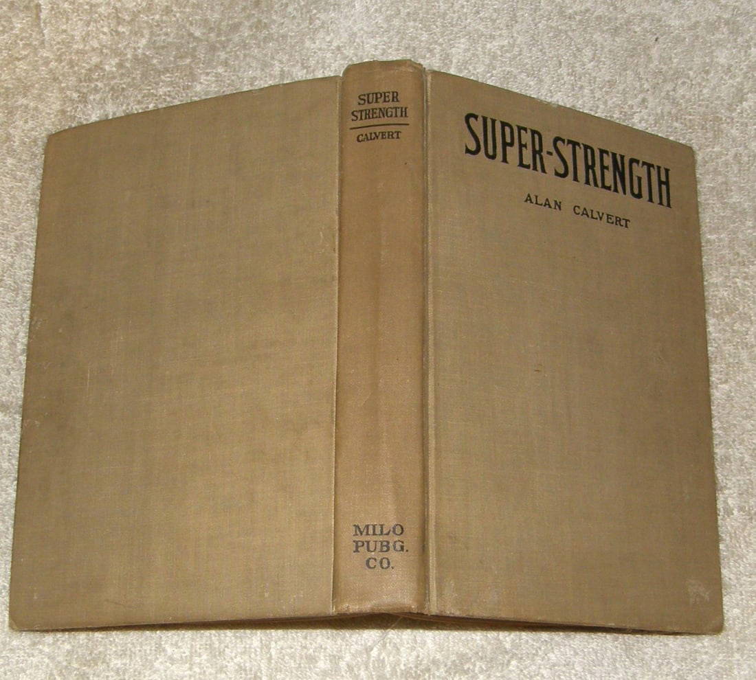 Super Strength Alan Calvert Early Strongman Bodybuilder Auction
