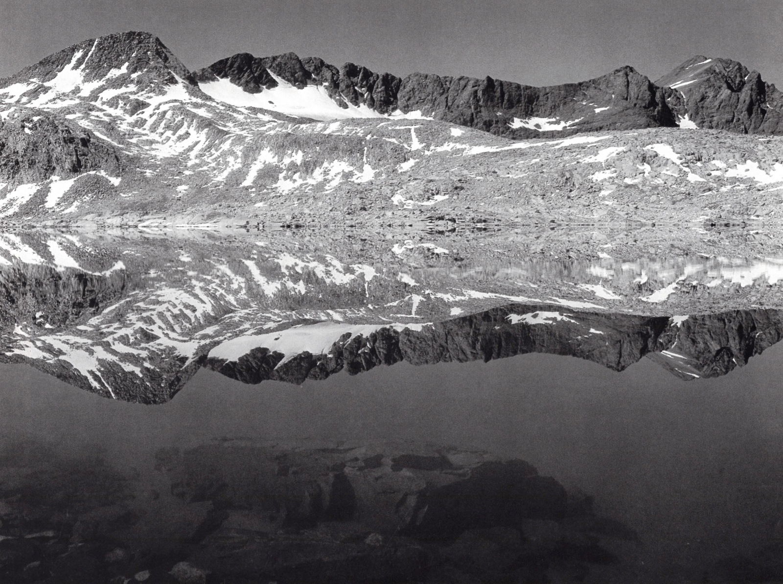 Ansel Adams - Lake Near Muir Pass, Kings Canyon C. 1933 Auction