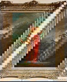 R. Tolan "mother & Daughter Original Painting 39"