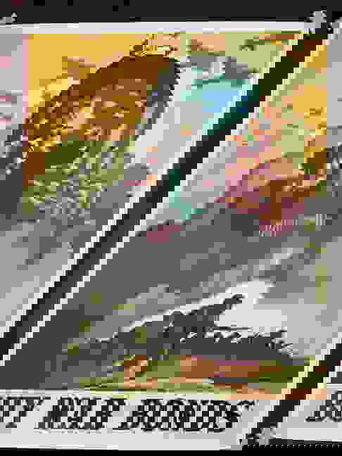 Buy Buy War Bonds - Art By Wyeth (1942) 30x40.25 Us Wwii Poster Lb | Jasper52 In Ny