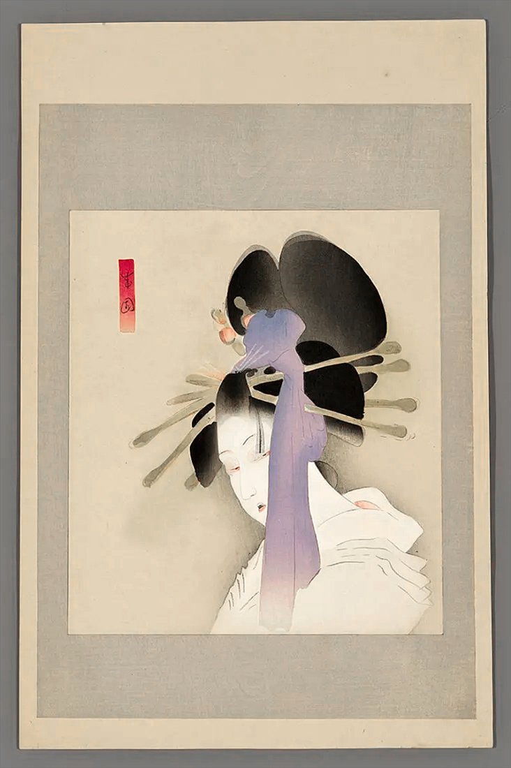 Shima Seien (1893 - 1970): The Heroine, Yûgiri Auction