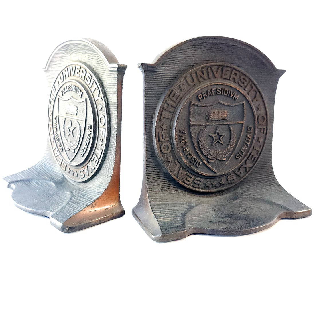 Seal Of The University Of Texas Bookends Doorstop Auction