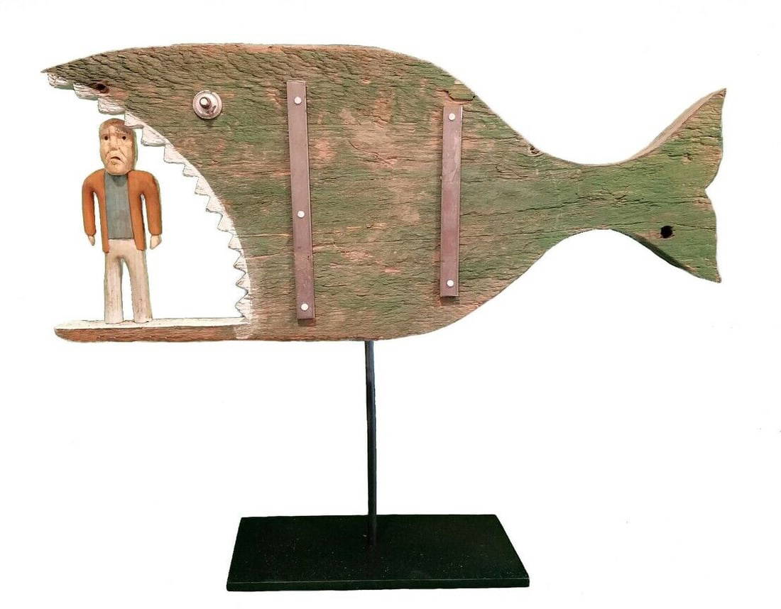 Buy 18" Wood Folk Art Table Top Weathervane | Jasper52 In Ny