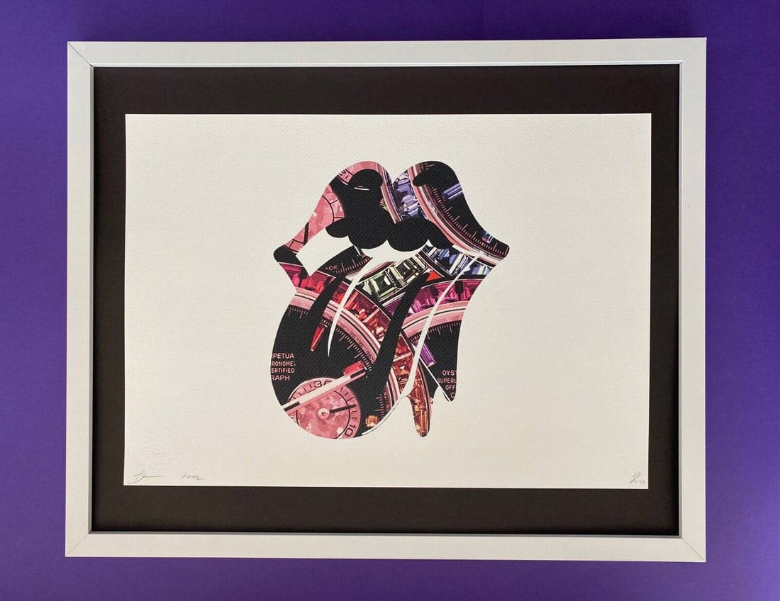 Death Nyc Large Framed 16x20in Pop Art Certified Graffiti Rolex Rolling ...