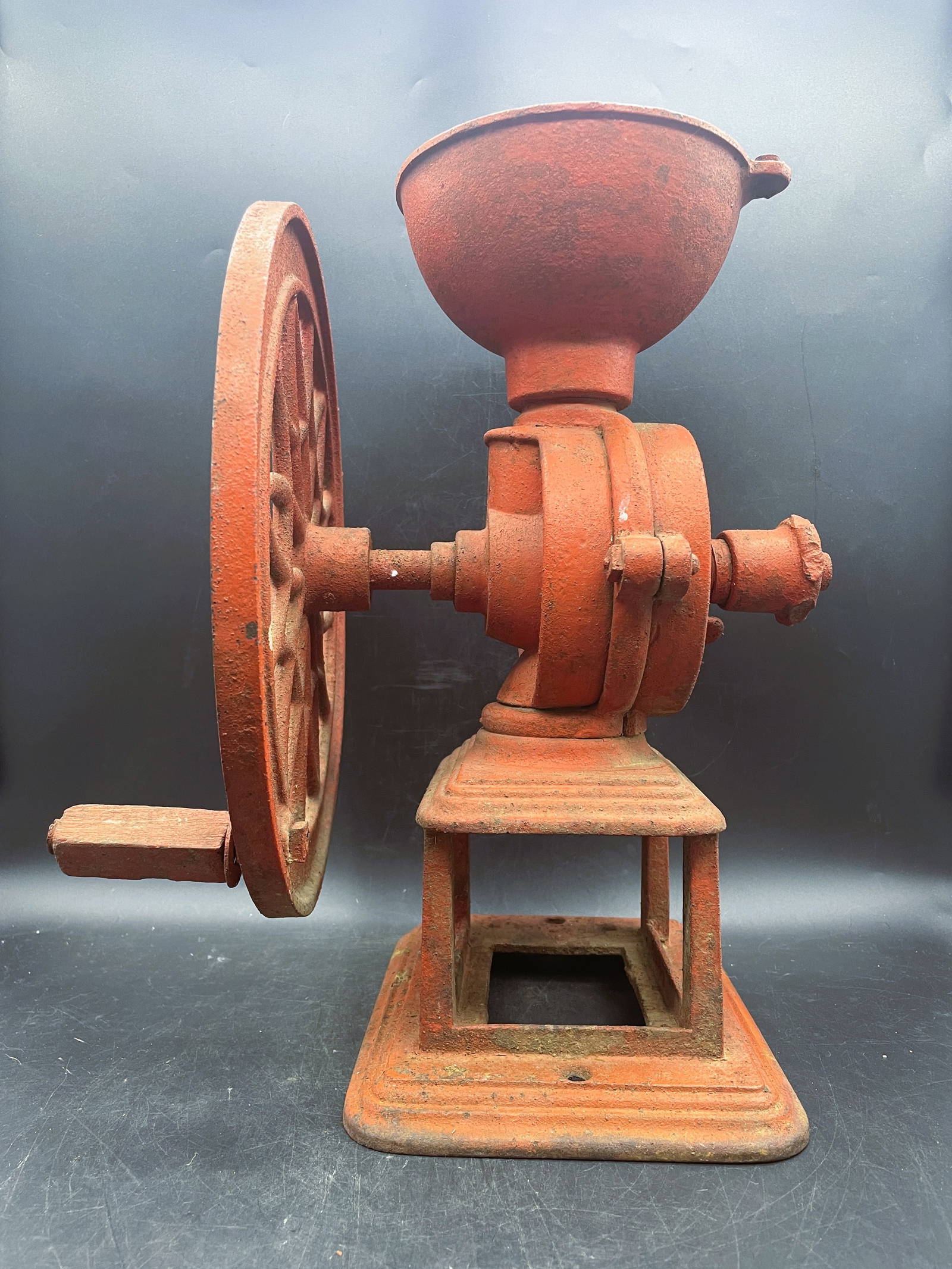 Red Standard Coffee Mill Grinder Auction