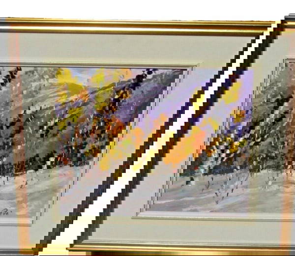 H. Pierrel French Landscape Parc Des Hautes Gorges (high Gorges Park ...